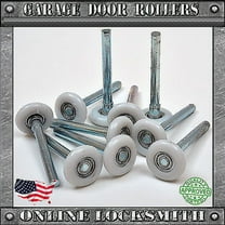Garage door rollers - 2" OEM Standard Nylon wheels with 4" stem (2-pack ...