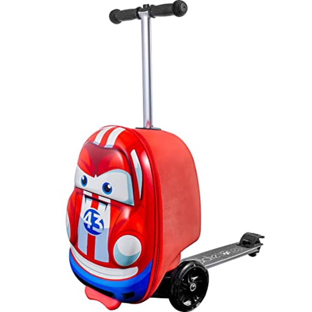 Kiddietotes 3-D Hardside Scooter Ride On Suitcase for Kids - Cute ...