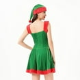 Aya Ladies Christmas Sexy Party Prom Dress Up Santa Christmas Dress No Foot Covers