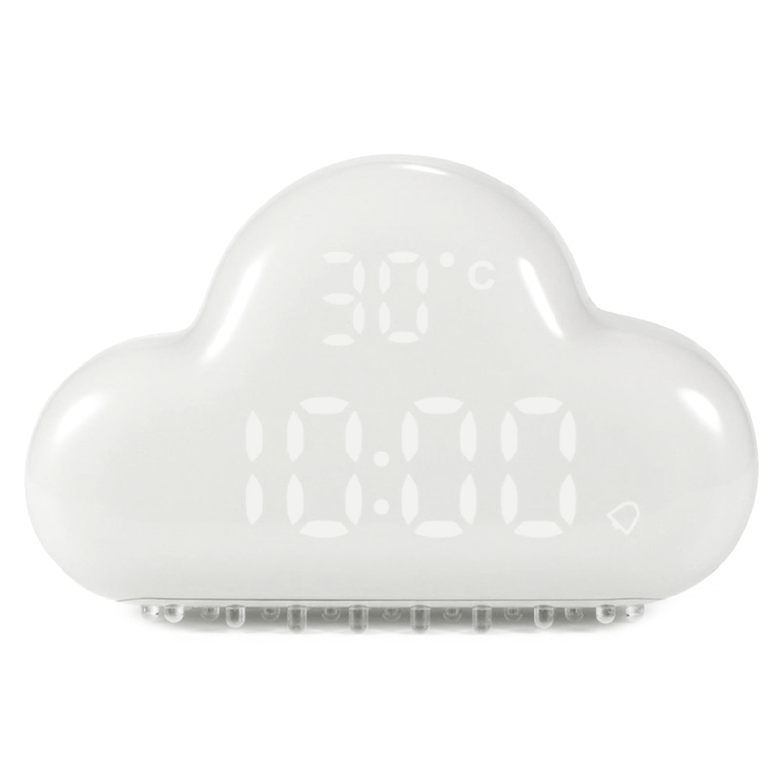 Cloud Clock Alarm, Cloud-Shaped Magnetic Clock Alarm, Multi-Functional ...