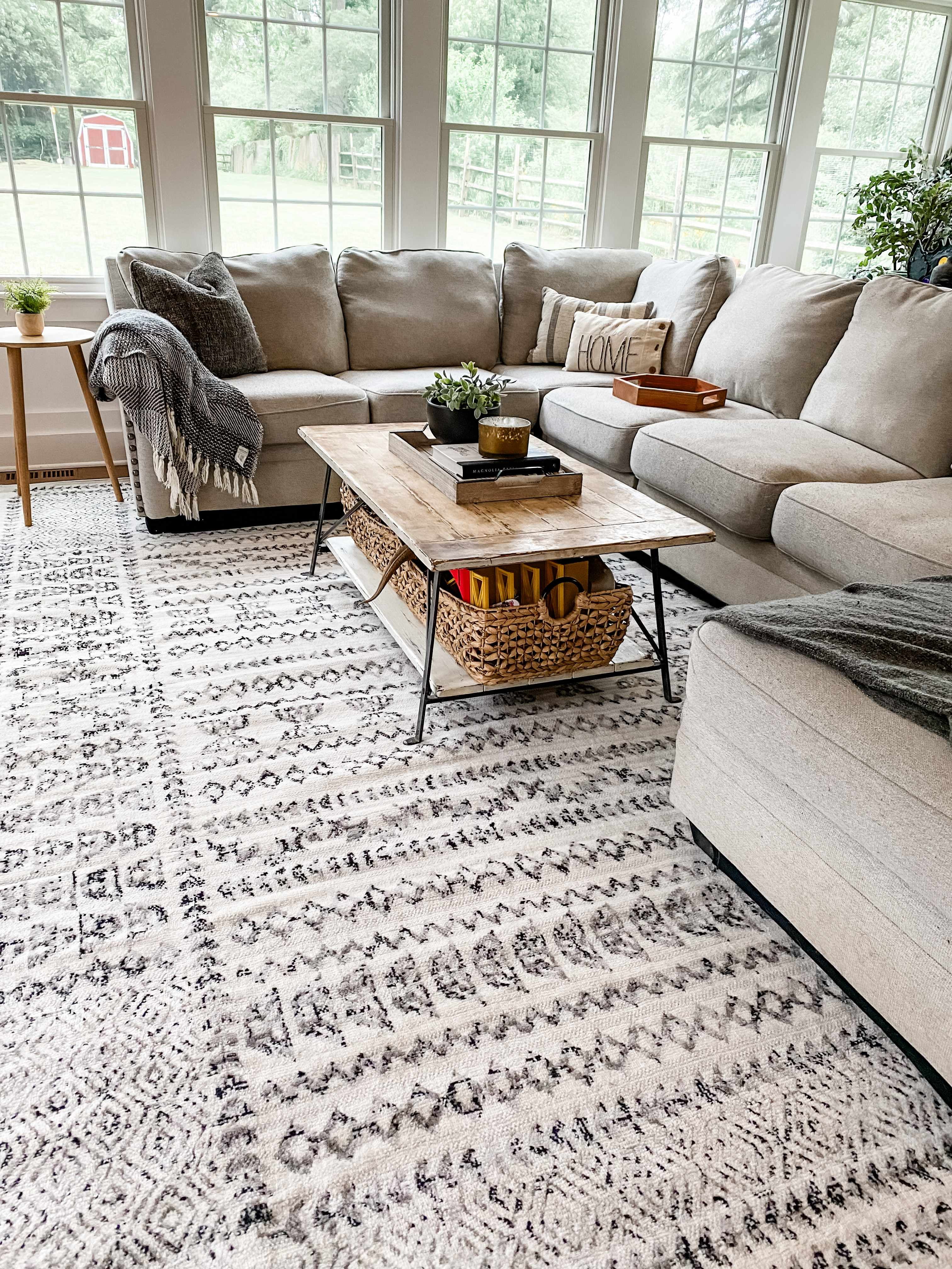 Gray Living Room Rugs | Baci Living Room