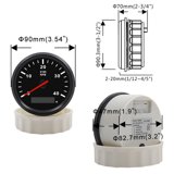 Geloo 85mm Marine Tachometer Boat RPM Tachometer Gauge with LCD Digital ...