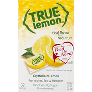 True Lemon Crystallized Lemon, 32 count, (Pack of 12) - Walmart.com