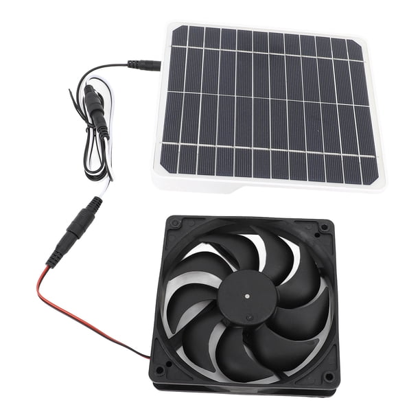 Solar Panel Ventilation Fan, Solar Exhaust Fan Monocrystalline 20W With ...