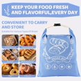2 Pack Beeswax Bread Bags with Zipper, XL(13x17in) Sourdough Bread ...
