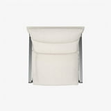 DHP Gatsby Upholstered Sling Accent Chair, Ivory Linen - Walmart.com