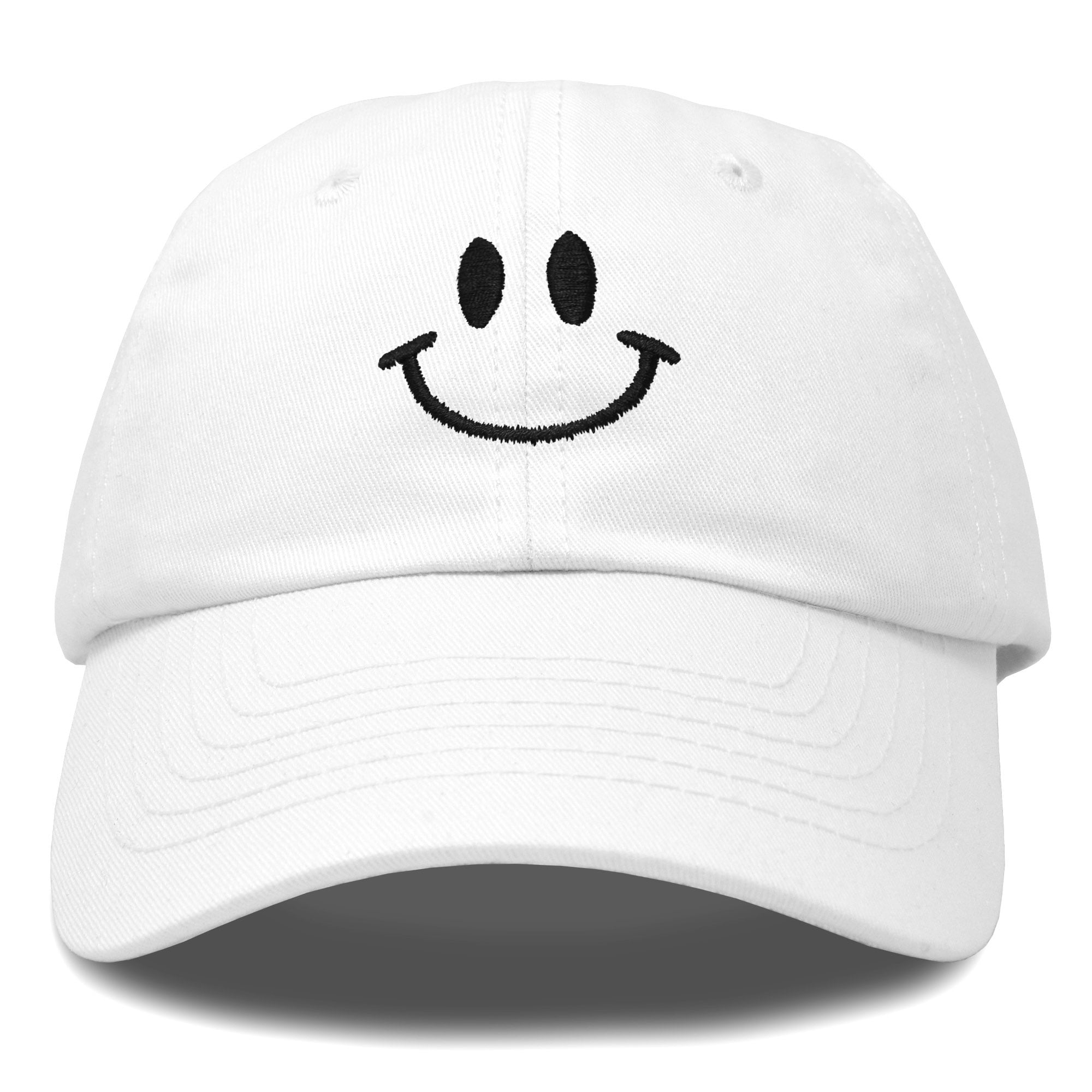 DALIX Smile Face Baseball Cap Smiling Happy Dad Hat Men Women Teens in ...