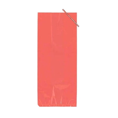 Orange Sack Bags | Orange Poly Bags - 11.5in. x 5in. - 36 Pieces/Pkg ...