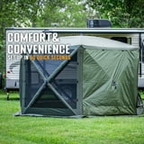 CLAM QuickSet Escape Portable Gazebo Canopy, Camping Screen Tent with 3 ...
