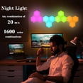 Hexagonal Wall Light Modular Touch Lights Creative Geometry Assembly ...