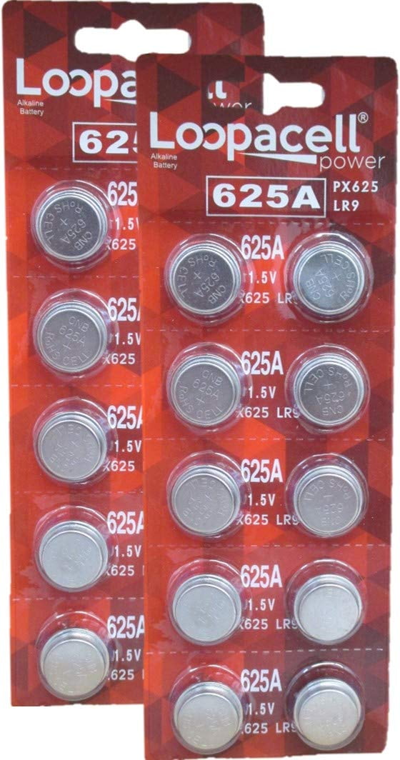 Loopacell 625A PX625A LR9 V625U PX625 1.5V 20 Batteries - Walmart.com