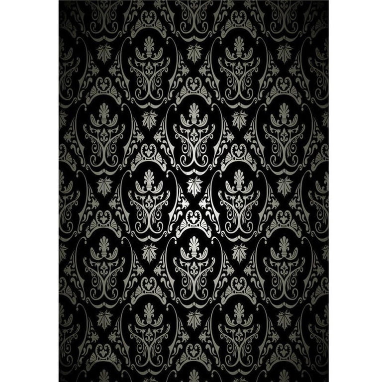 Black Lace Pattern Background