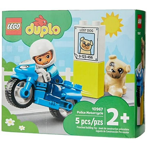 LEGO DUPLO Rescue Police Motorcycle 10967 Juguete de construcción para ...