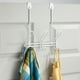 Mainstays Classico Over-The-Door Rack with three Hooks, Arctic White ...