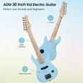 ADM 30 inch Kids Electric Guitar Beginner Kit, Junior 1/4 Size Mini ...