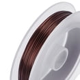 1 Roll Round Copper Wire for Jewelry Making Coconut Brown 24 Gauge 0 ...