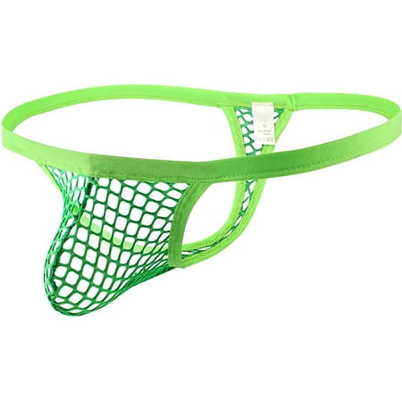Mens Sexy See Through Panties Bikini Thongs Low-Rise Panty Naughty Play ...