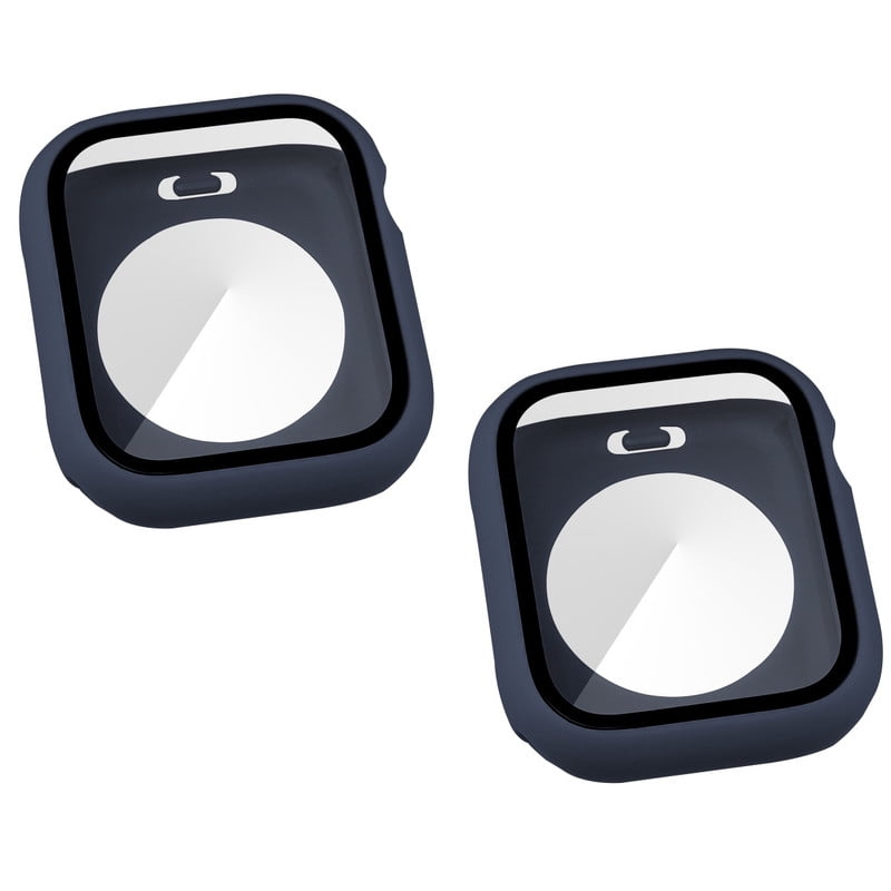 2 Pack Waterproof Apple Watch Case for Series 8 & 7 Screen Protector ...