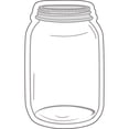 Schoolgirl Style Industrial Chic Mason Jars Cut-Outs, 108 Pieces ...