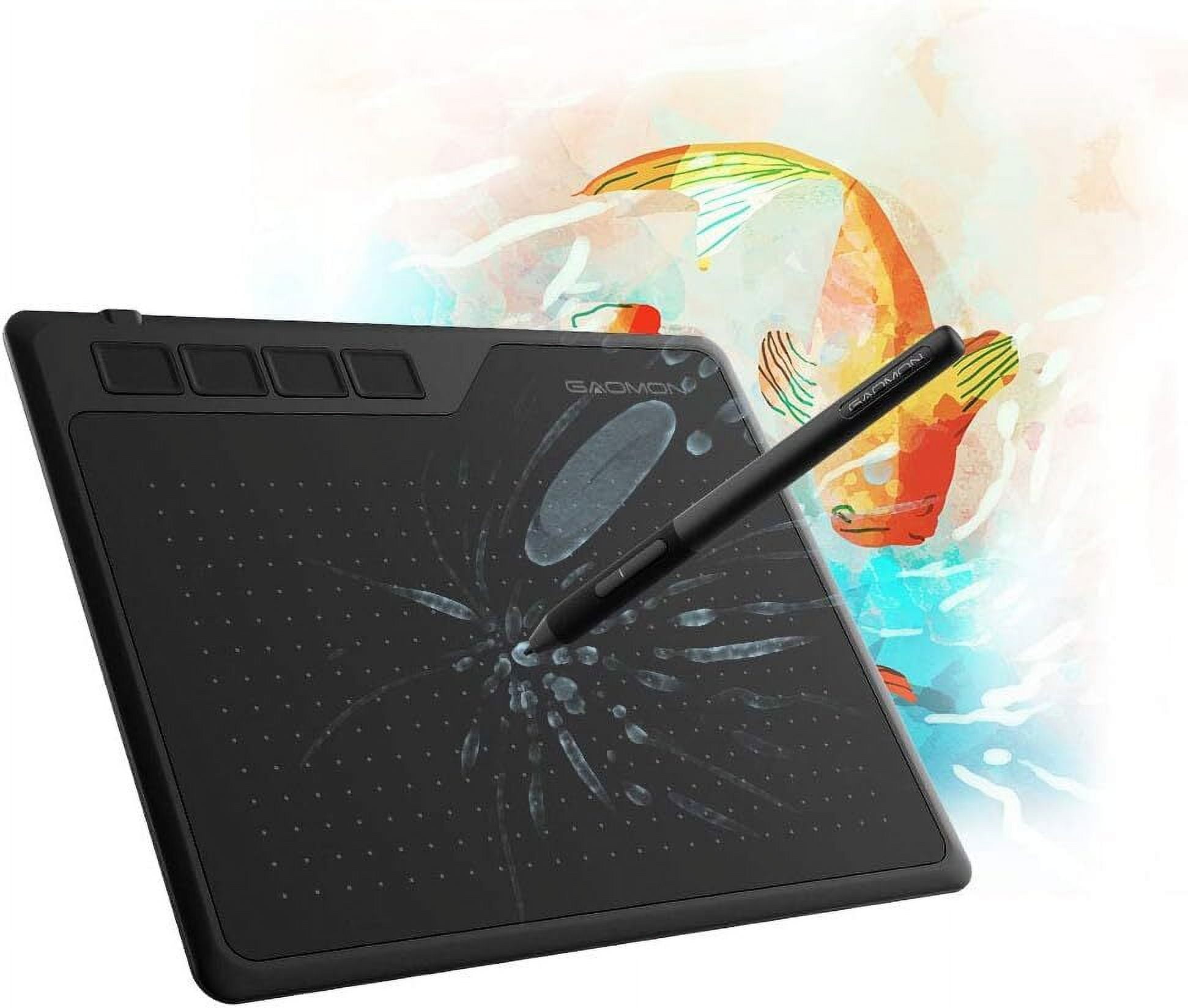 Tableta Gráfica de Dibujo Gaomon S620 6,5x4 Pulgadas Con Pluma AP32 ...