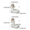 Ceramic Praying Angelic Statue Tealight Holders Safe Base Design for ...