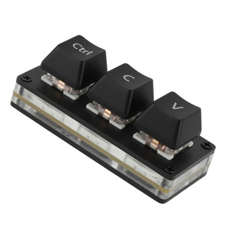 Keypad 3 Key Mini Keypad Red Switch Hot Swappable Colorful Backlight ...