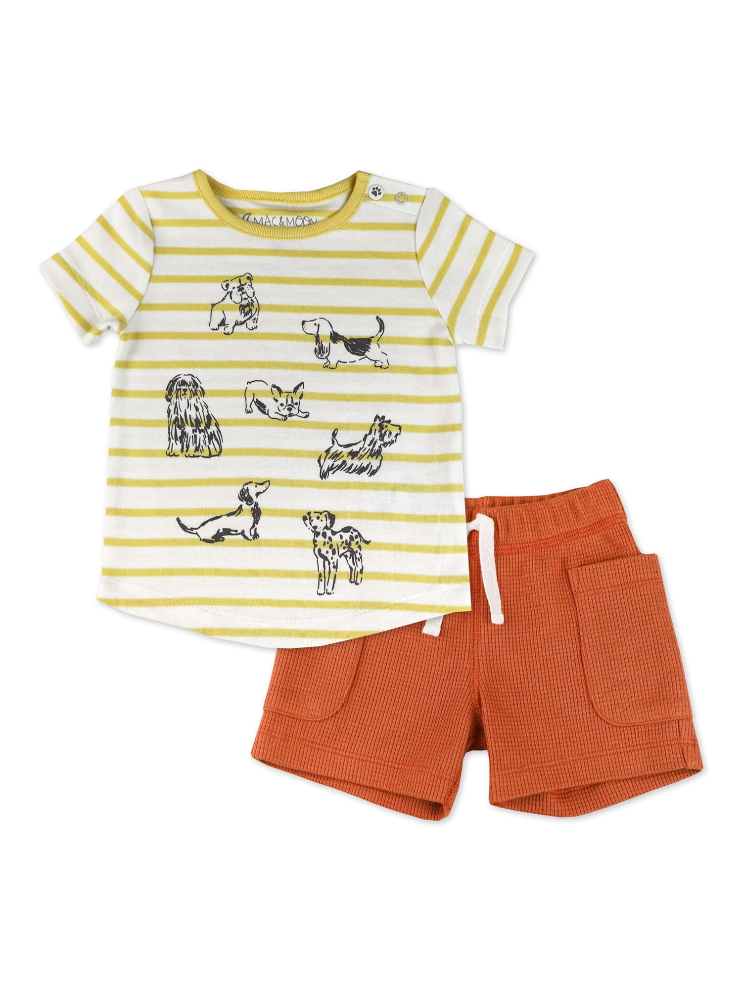 Mac & Moon Baby Boy 2 Pc Short Set, Sizes Newborn-24 Months - Walmart.com