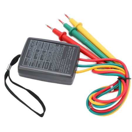 Garosa SP8030 3 Phase Sequence Rotation Meter Compact Handheld Battery ...