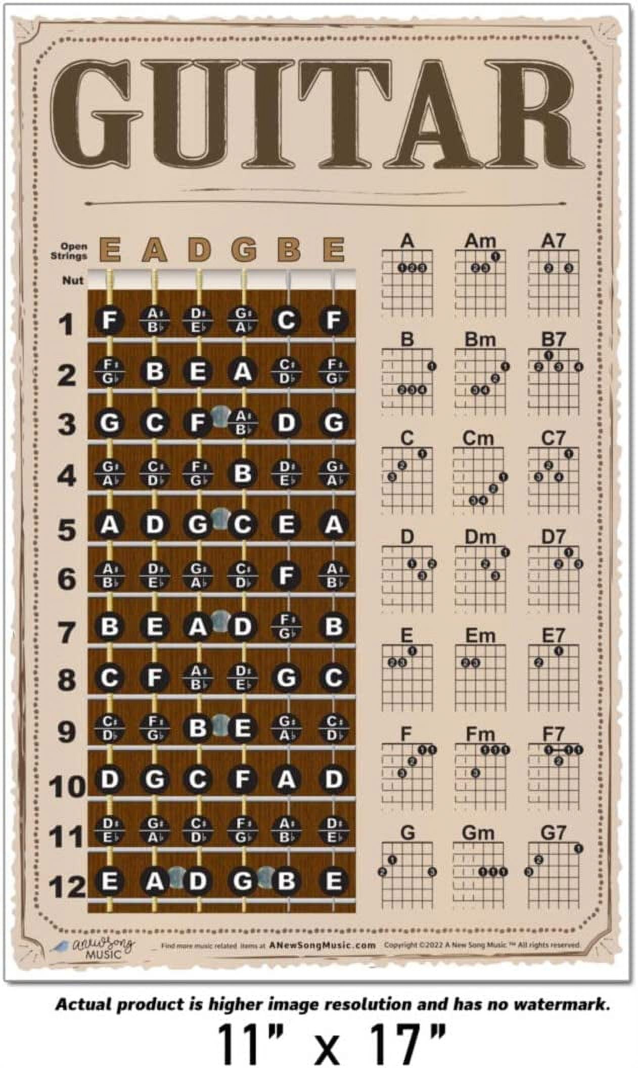Guitar Neck Note Diagram