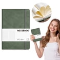 A5 Notebook Thickened Softcover Sewed Notebook Wear Smooth Writing ...
