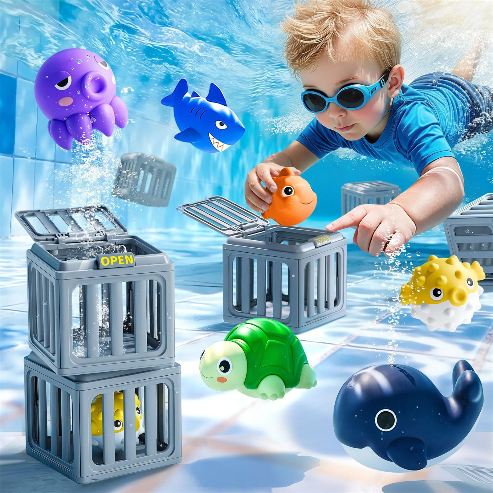 Click here for Xixi Underwater Dive Rescue Toys  Kids Pool Diving... prices