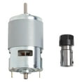 DC Motor CNC 775 Spindle Motor 100W 12-24VDC 20000RMP + ER11 Collet For ...