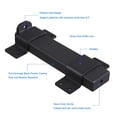 7.5 Inch Heavy Duty Security Slide Latch Lock with Padlock Hole for ...