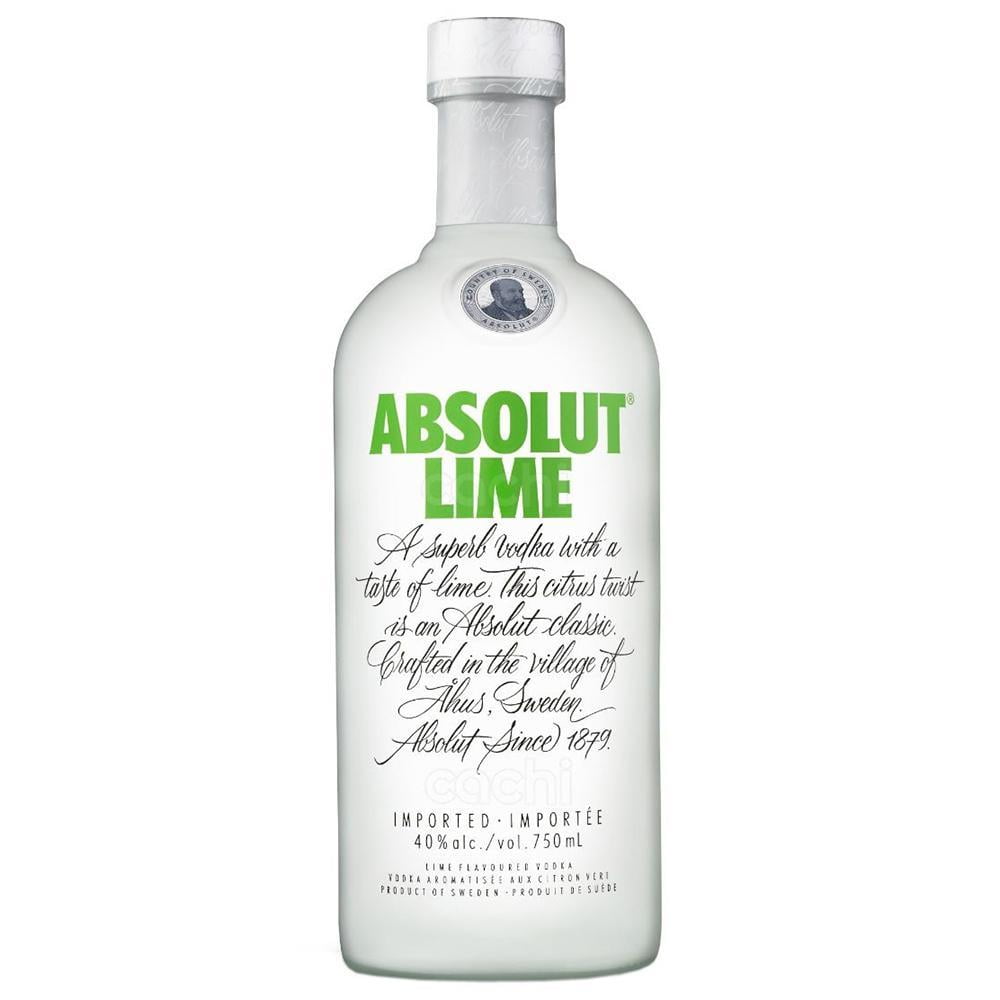 Caja de 12 Vodka Absolut Lime 750 ml Absolut Lime | Walmart en línea