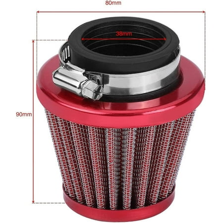 Air Filter Round Cone Universal Auto Cold Air Intake Induction Kit For ...