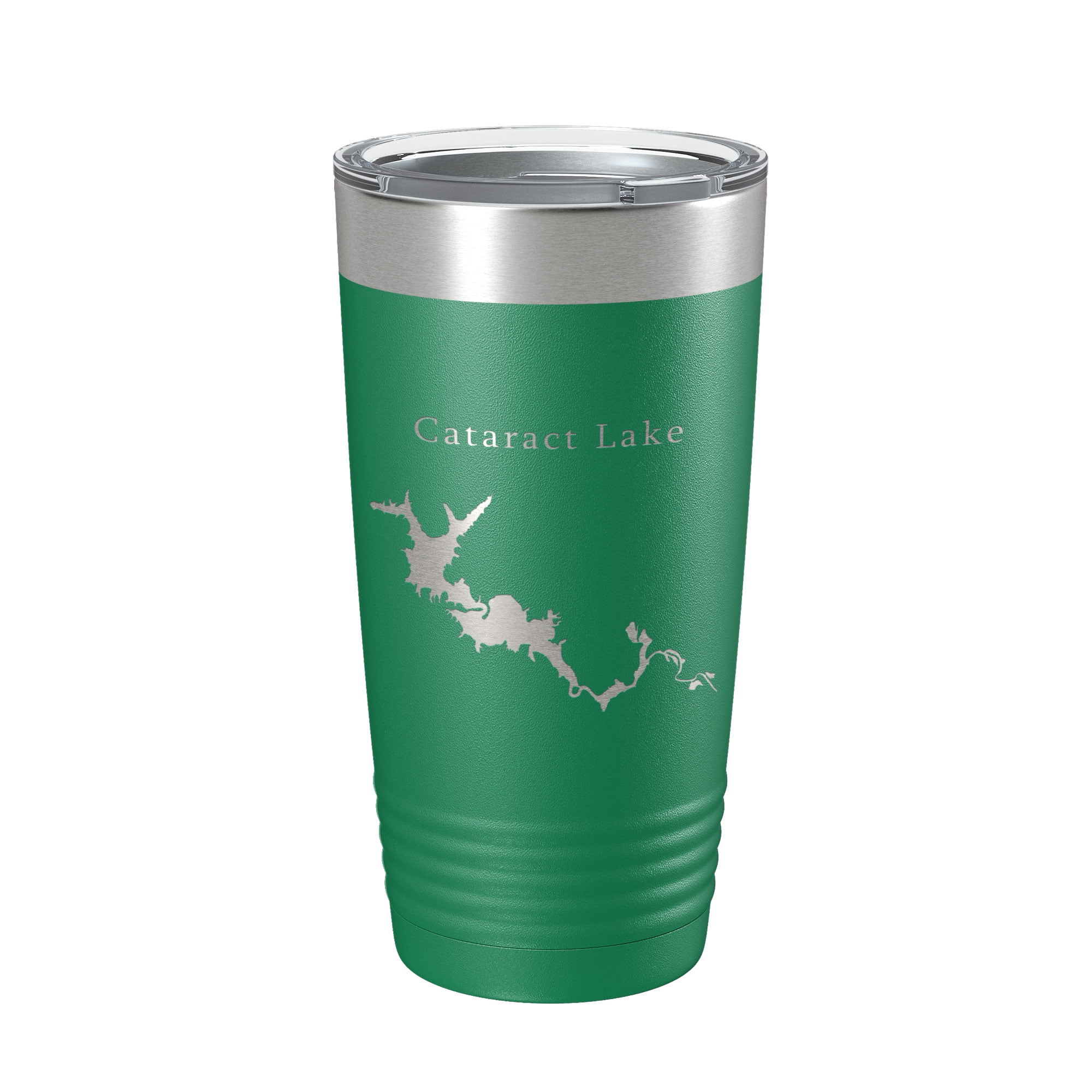 Cataract Lake Map Tumbler Travel Mug Insulated Laser Engraved Coffee ...