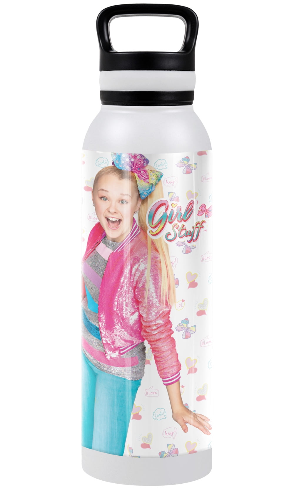Jojo Siwa Official Girl Stuff 24 oz Insulated Canteen Water Bottle ...
