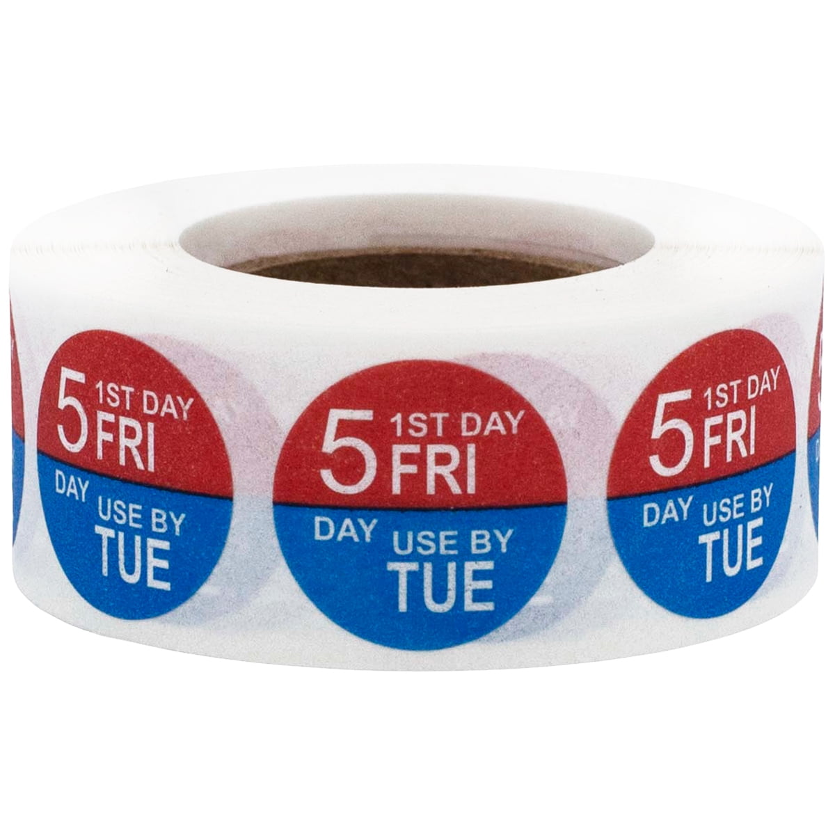 Friday Dissolvable 5 Day Food Rotation Preparation Shelf Life Circle ...