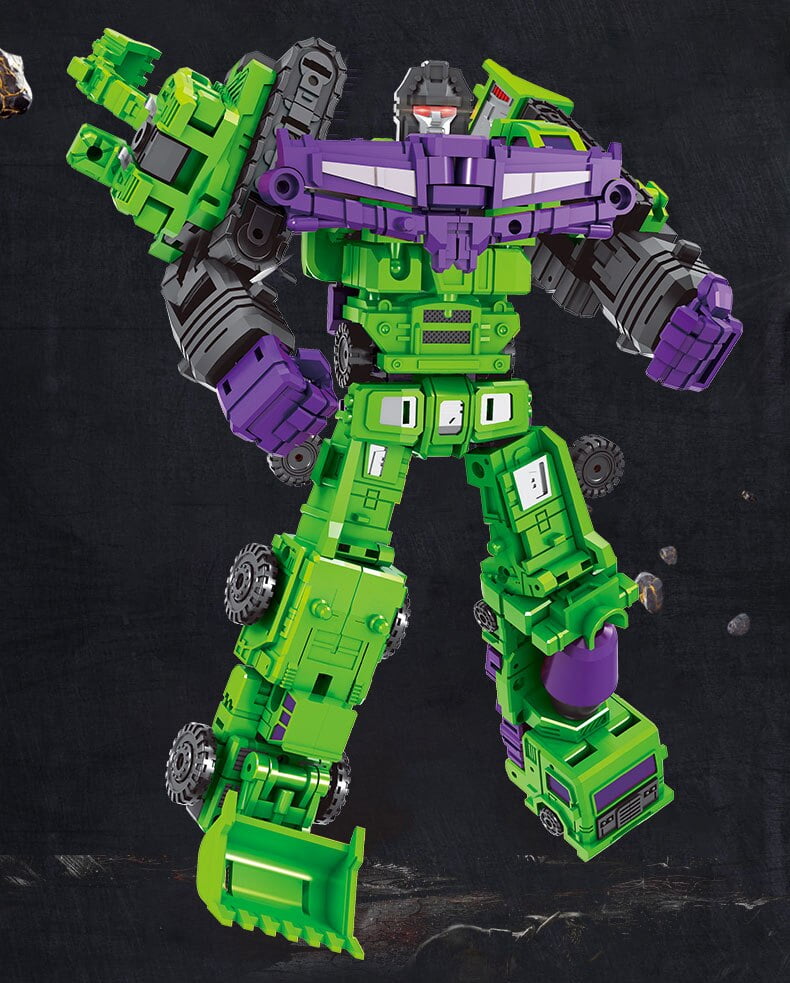 Transformation 6 in 1 Model MINI Devastator 21CM Action Figure Robot ...