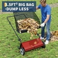 21 Inch Heavy Duty 4-Brush Push Lawn Sweeper, 3.5 Cu.Ft Large ...