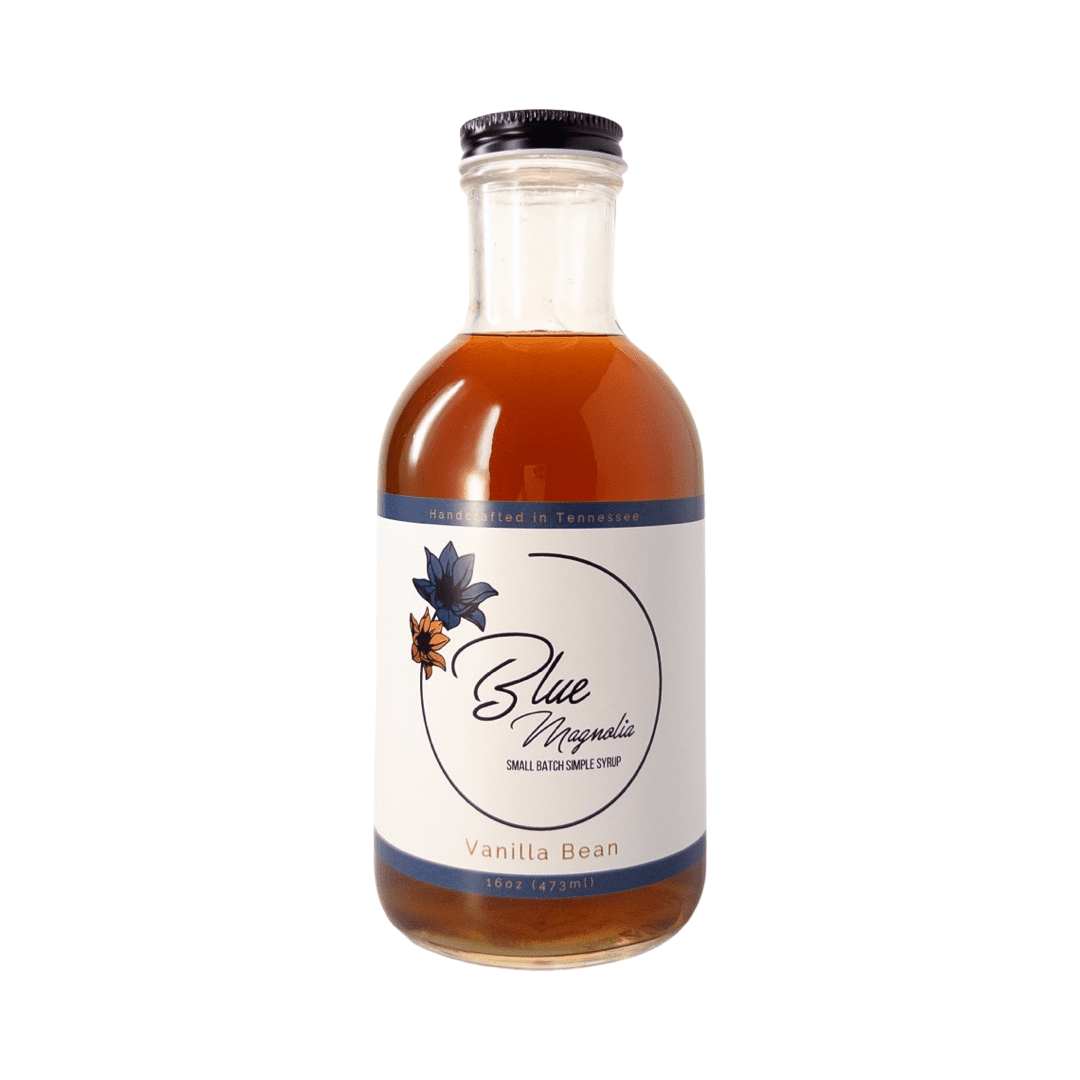 Blue Magnolia Vanilla Bean Simple Syrup by Bluem. Perfect for Coffee ...