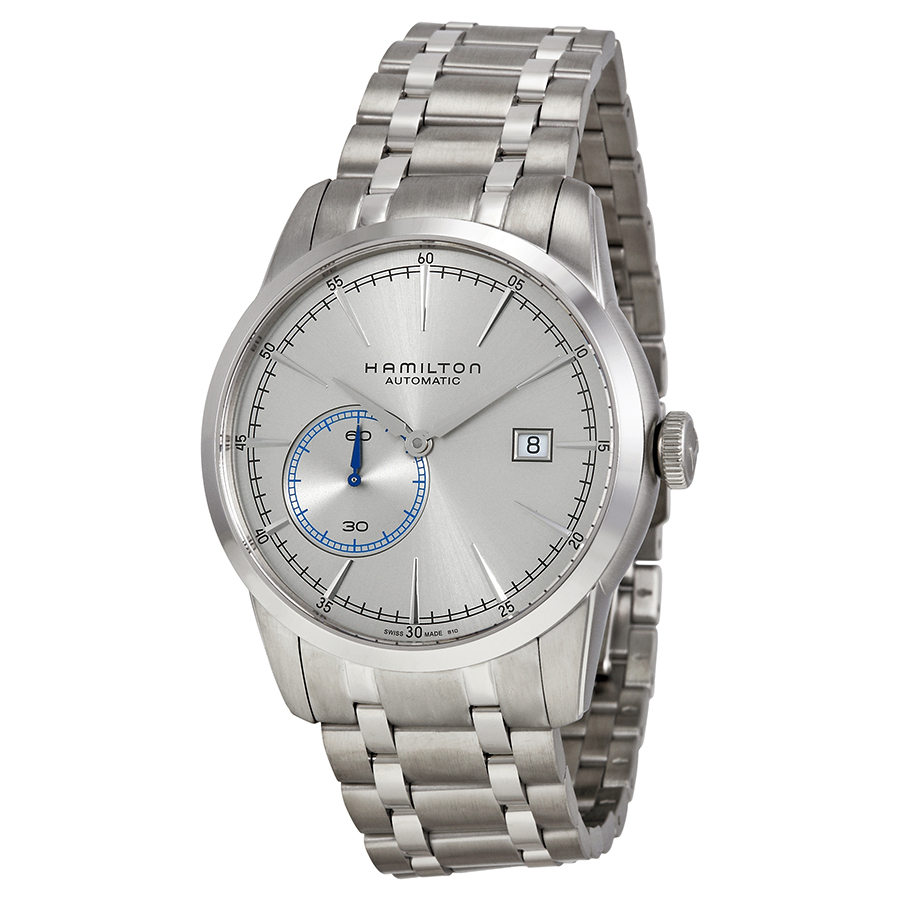 Hamilton Railroad Automatic Silver Grey Dial Stainless Steel Mens Watch ...