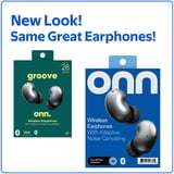 onn. Wireless Earbuds - Black banners for media - Walmart Business Supplies