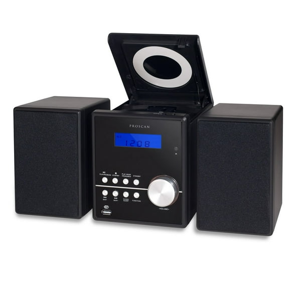 Minichaîne CD Bluetooth avec radio FM de Proscan - Noir - Walmart.ca