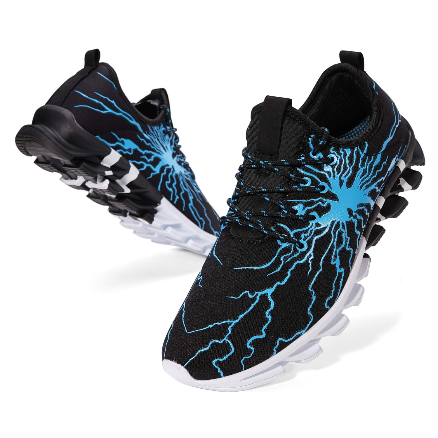 Asotony Men Tennis Sneakers Air Shoes Tennis Sports Running Blue shoe ...