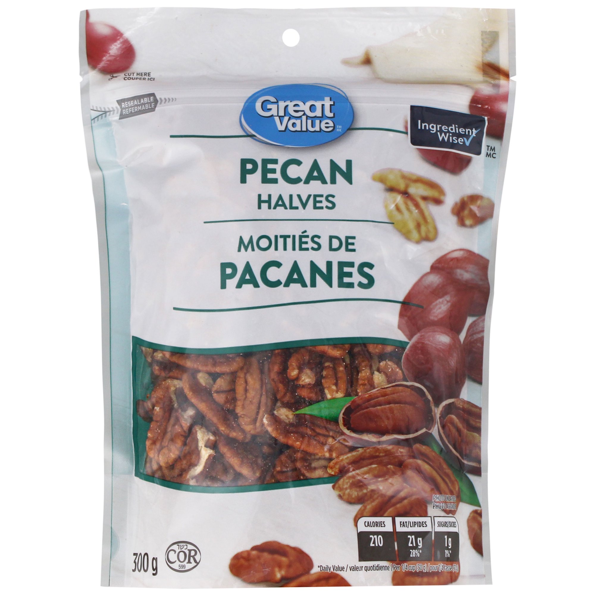 Click here for Great Value Pecan Halves 300 G prices