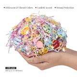 PAPER FAIR 1 LB Iridescent Easter Grass Crinkle Cut Paper w/Bunny Egg ...