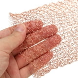 Uxcell 4"x39" Copper Mesh Roll Pure Copper Wire Mesh Corrugated Shape 4 ...