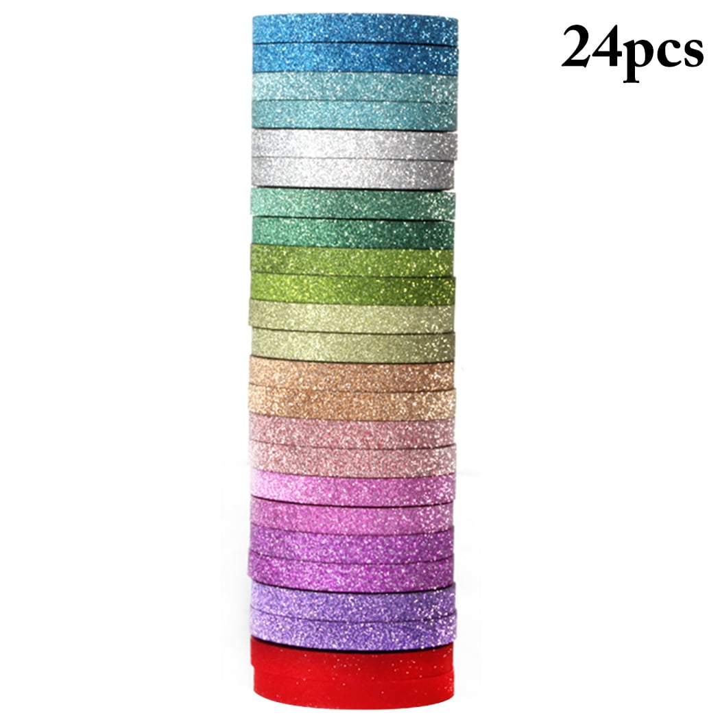 Click here for Nobrand 24 Rolls Masking Tape Assorted Glitter Dec... prices