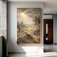 Affixzi Good Shepherd Canvas Wall Art, Bible Story Scene Print, Jesus ...